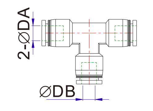 Airtac SUS316: Push to Connect Fitting, Male Connector - X-S6-NPEG3/8- – Trimantec