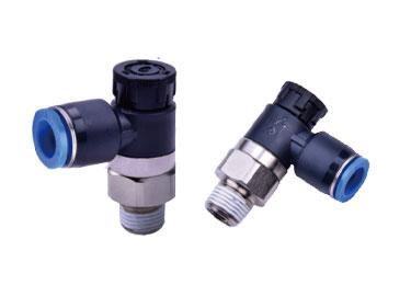 Airtac NPTL1/4-1/8A Pneumatic Flow Control Valve - Trimantec.com