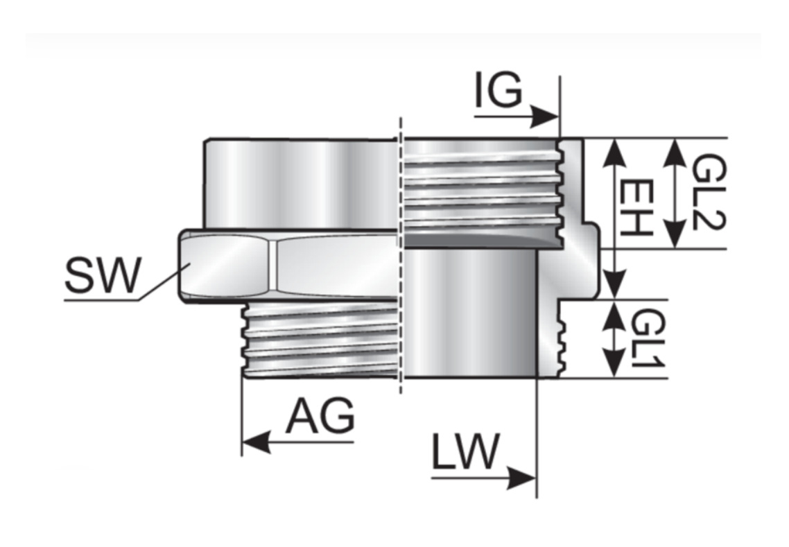 Murrplastik - ER M25/M32 Metal Extension- 83728016 (MOQ 25 pcs) – Trimantec