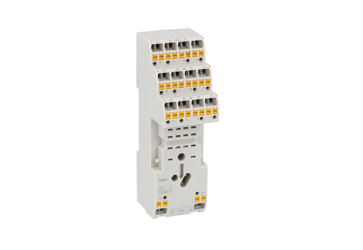 Lovato Electric Socket for relay with 4 C/O contacts - HR6XS41S (MOQ 10 ...