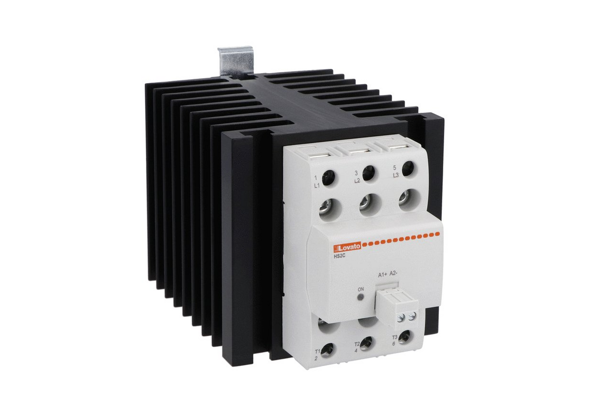 Lovato Electric Solid state relay with heatsink, three-phase ...