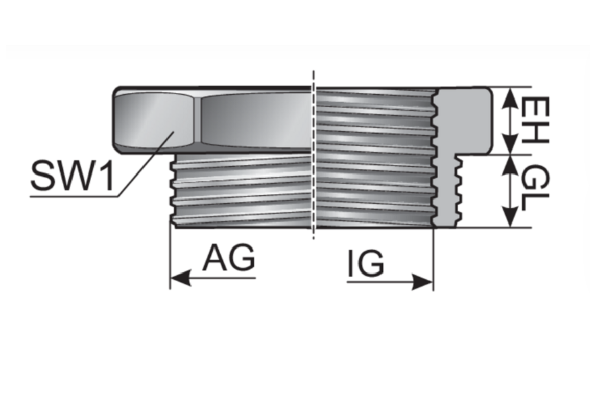 Murrplastik - KRR M63/M50 Gray Plastic Reducing Bush - 83727440 (MOQ 2 ...