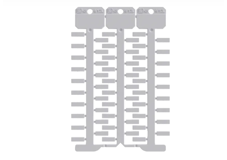 Murrplastik - KS 4/23 L Yellow Single-Line Label Plate - 86362066 ...