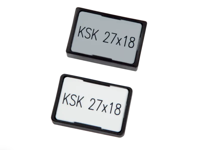 Murrplastik - KSK 27x12.5 White Label Plate Adhesive - 86361266 – Trimantec