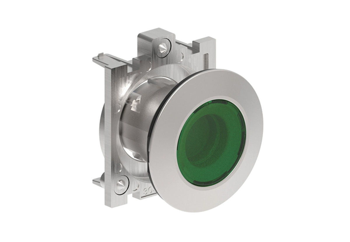 Lovato Electric: Illuminated Push-Push button actuator, Flush, Green ...