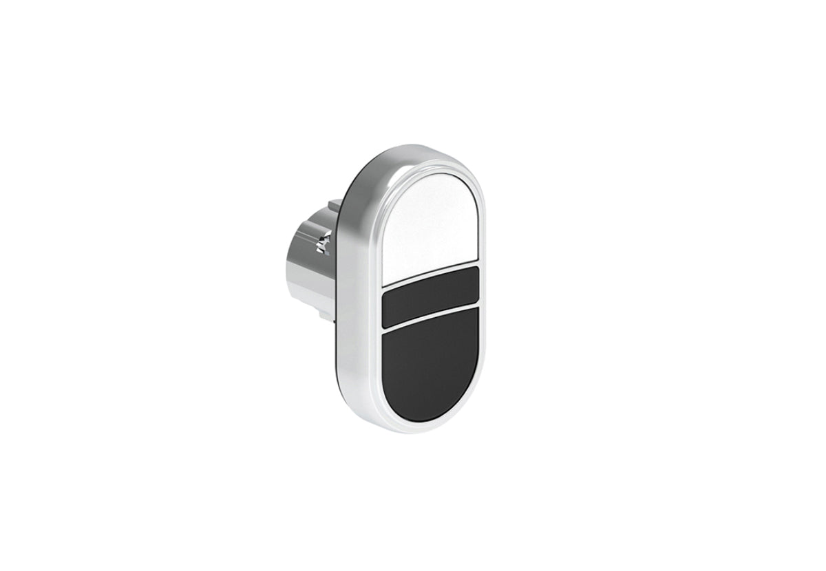 Lovato Electric: Double-Touch Push Button, Flush, White/Black ...