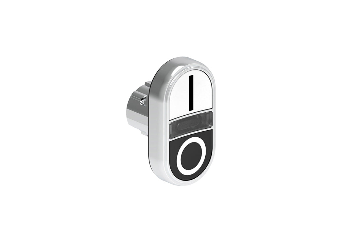Lovato Electric: Double-Touch Illuminated Push Button, Flush, White-I ...