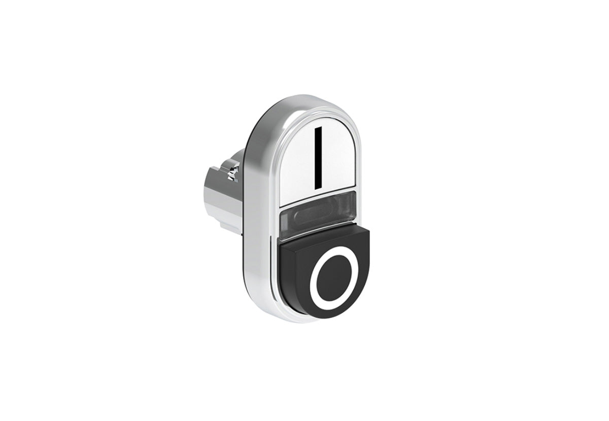 Lovato Electric: Double-Touch Illuminated Push Button, Flush White-I ...