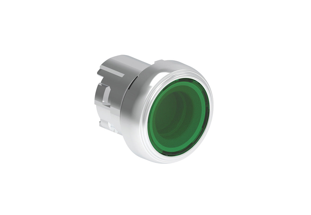 Lovato Electric: Illuminated Push-Push button, Flush, 22mm Green ...