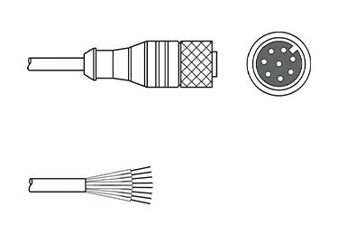 Leuze KSS ET-M12-4A-RJ45-A-P7-050 Interconnection cable - 50135081 ...