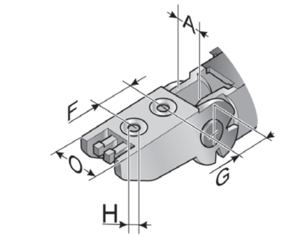 Murrplastik - Male Bracket for MP18.1/2 Series Drag Chain 15/28 ...