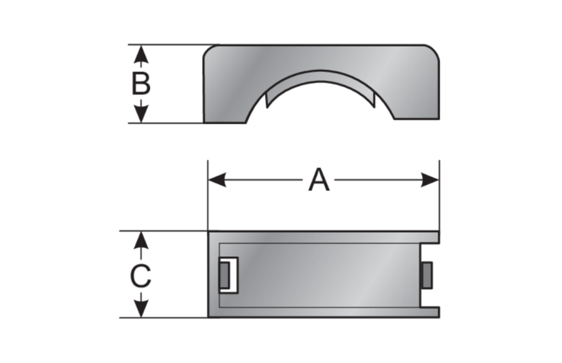 Murrplastik- BL 36 Black Clamping Bracket - 83621416 (MOQ 50 pcs ...