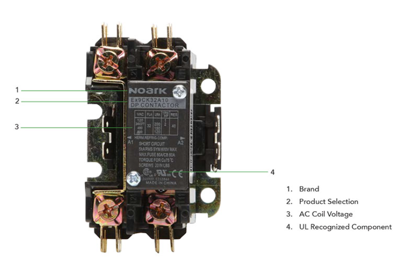Noark Ex9CK: Screw Definite Purpose Contactor - Ex9CK40A10B7 – Trimantec