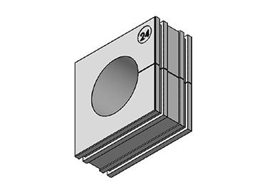 Icotek KT 24 gy: Cable Grommets, Large - 41224 | Trimantec