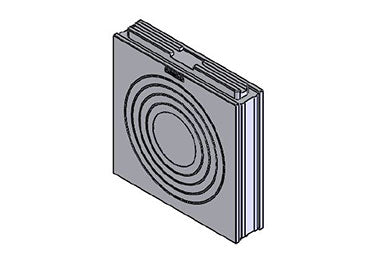 Icotek KTMB-O: Multi-Range Cable Blind Insert for KEL 183 - 41410 ...