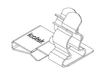 Icotek PFS2|SKL 34: EMC Double Shield Clamp for Bus Bar - 36788.34 ...