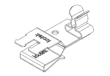Icotek PFSZ2|SKL 02: EMC Double Shield Clamp for Bus Bar - 36789.02 ...