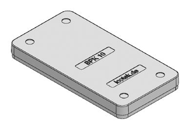 Icotek BPK 10: Plastic Blank Plate, Screwable - 42015 | Trimantec