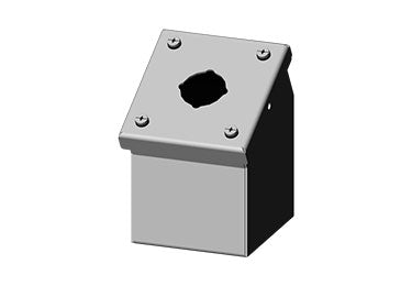 Saginaw Enclosure: Sloping Front 30.5mm Pushbutton Enclosure - SCE-1PB ...