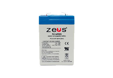Zeus Battery: ZEUS PC4.5-6F1 Battery, Single - Trimantec